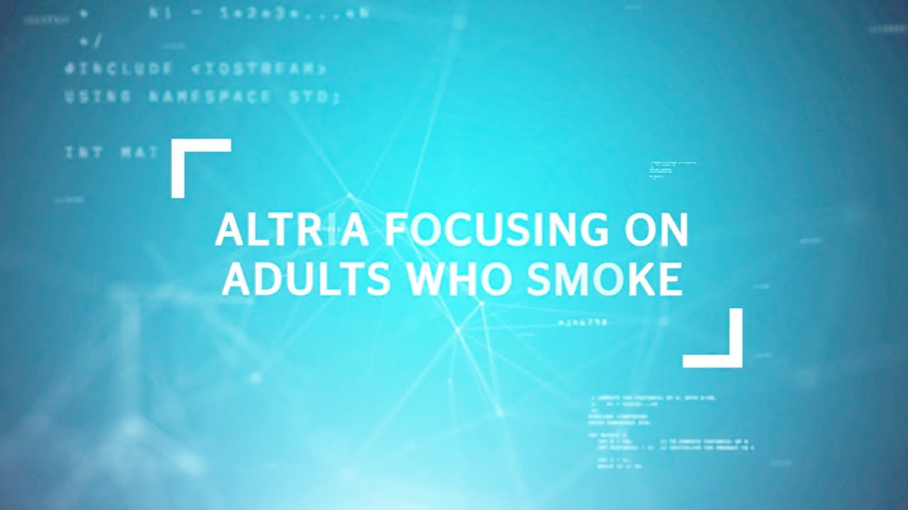 Altria Focusing on Adults Who Smoke - YouTube