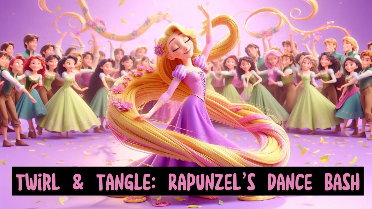Twirl & Tangle: Rapunzel’s Dance Bash | Fun Kids Dance Party Music ...