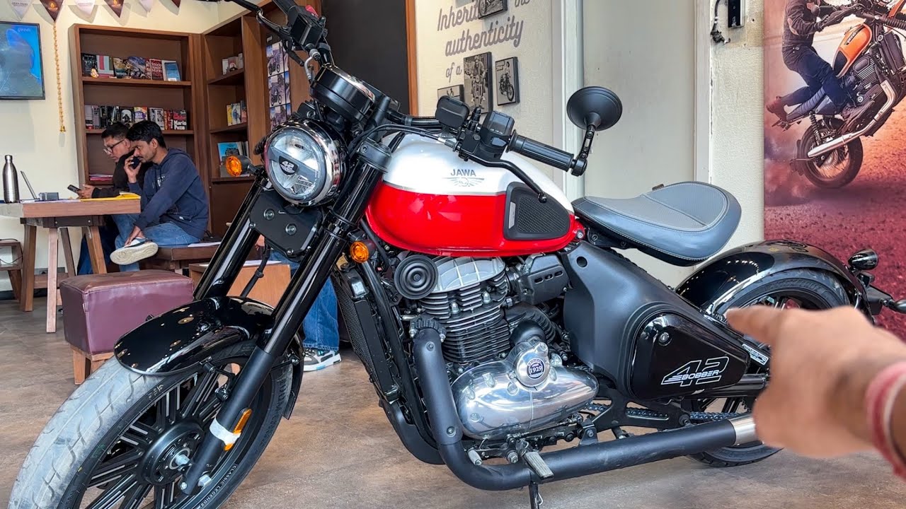 2026 All New Jawa 42 Bobber Jasper Red Full Review - YouTube