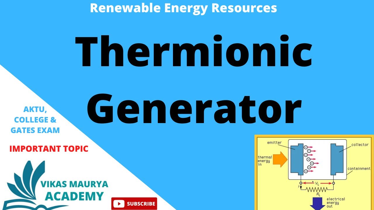 Thermionic Generator in RER @VikasMauryaAcademy - YouTube
