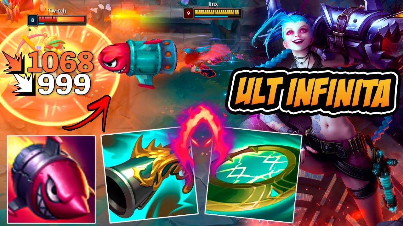 JINX BUILD FULL LETALIDADE COM ULT INFINITA FICA QUEBRADO DEMAIS - YouTube