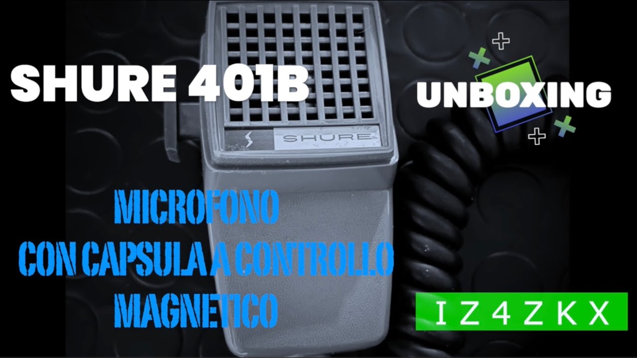 SHURE 401B CAPSULA A CONTROLLO MAGNETICO - YouTube