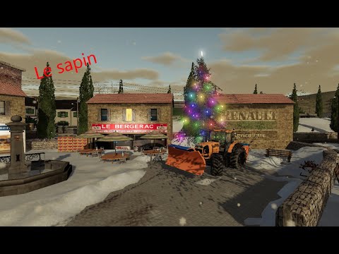 On installe le sapin pour noël !!! [FS19] - YouTube