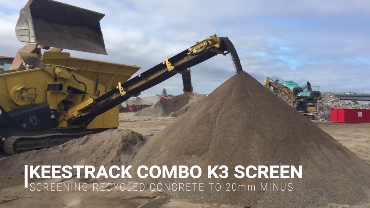 Screen - Keestrack Combo K3 Screen in Australia screening recycled ...