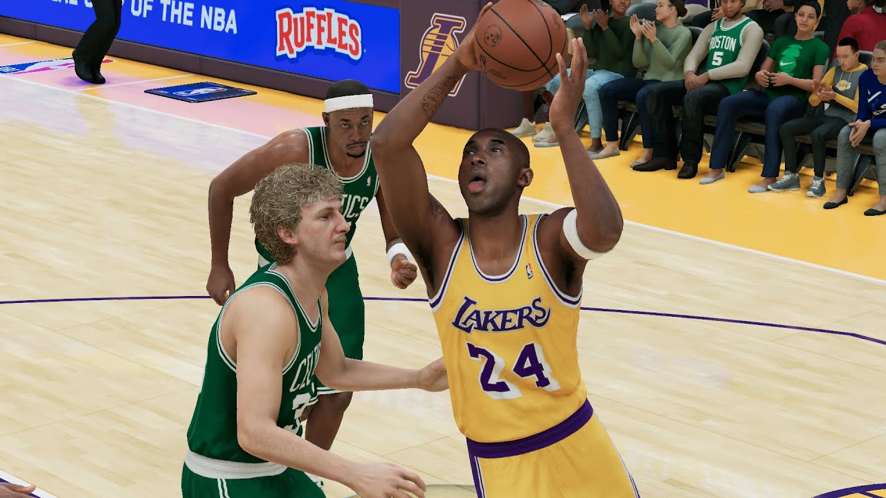 NBA 2K22 Gameplay All Time Lakers vs All Time Celtics NBA Finals NBA ...