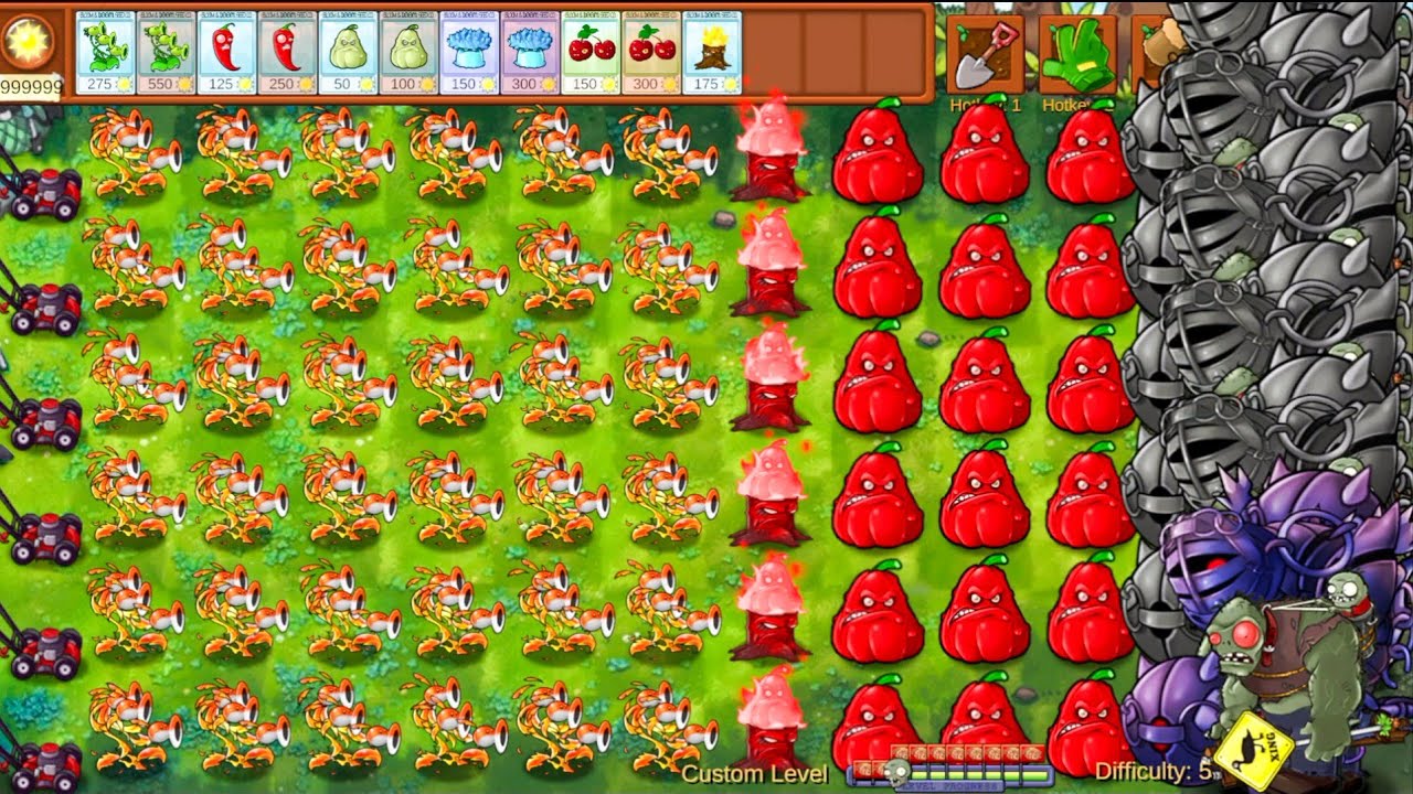 Pvz Fusion | Phoenix Threepeater+Torchsquash Vs Abyssal+Armored ...