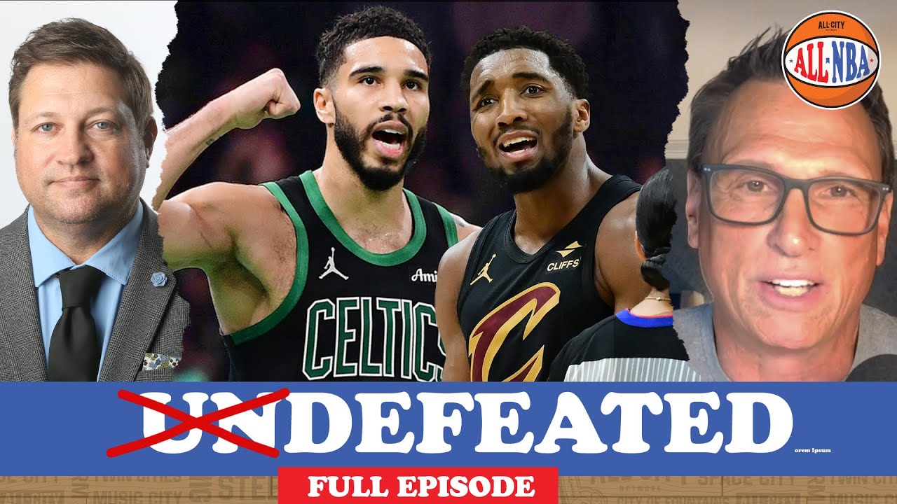 Tatum and the Celtics beat the undefeated Cleveland Cavs - YouTube