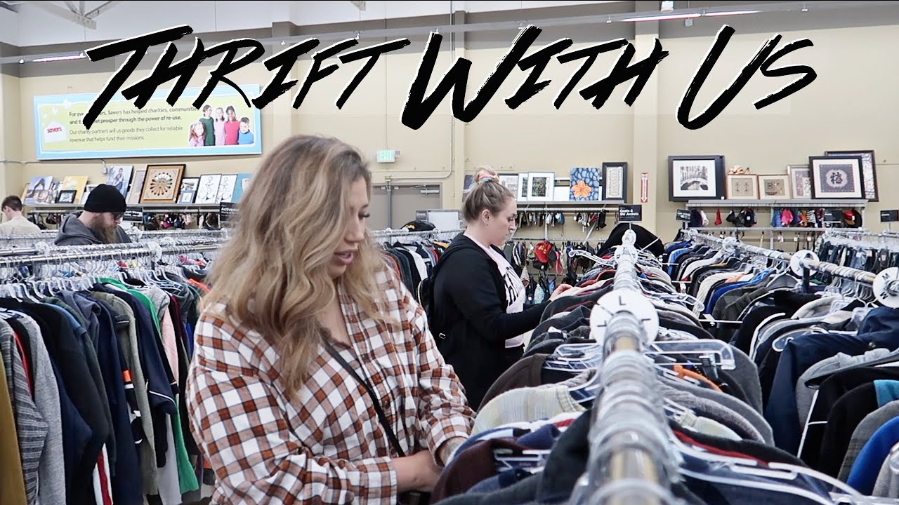 Thrift Store Vlog/ Mini Try-On Haul! - YouTube