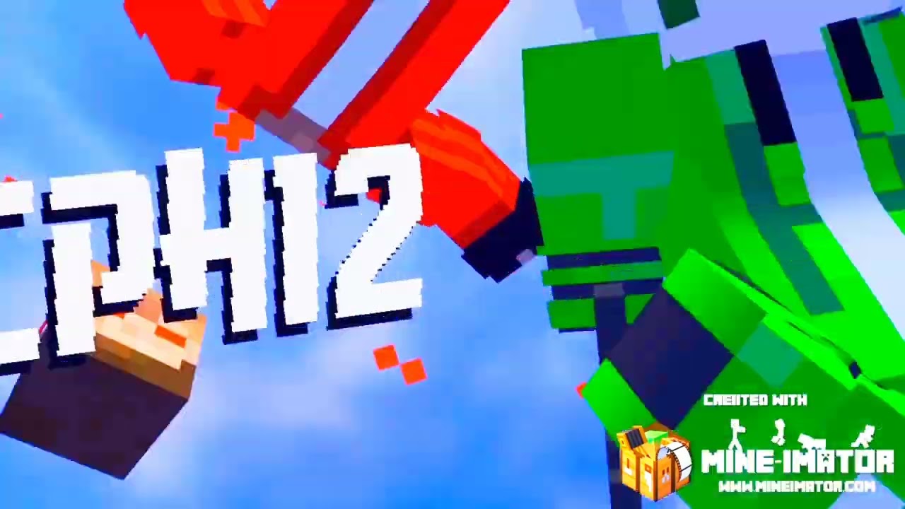 Minecraft intro animation/Mine imator/template - YouTube