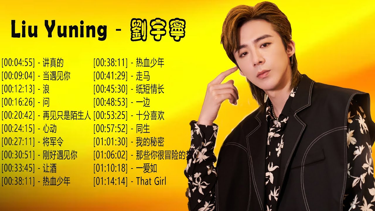 刘宇宁 Best Songs Of Liu Yuning - A collection of beautiful songs of Liu ...