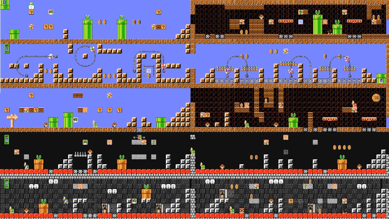This Creator Fit Every SMB1 World into ONE Mario Maker level - YouTube