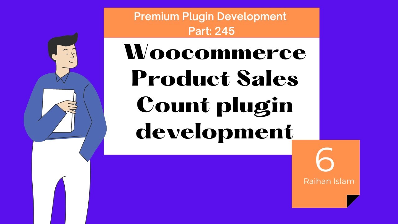 Woocommerce Product Sales Count Plugin Development Tutorials Bangla 245 Register Setting Youtube