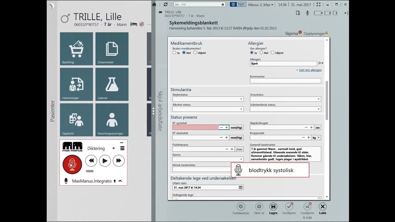 Talegjenkjenning i DIPS Arena - YouTube