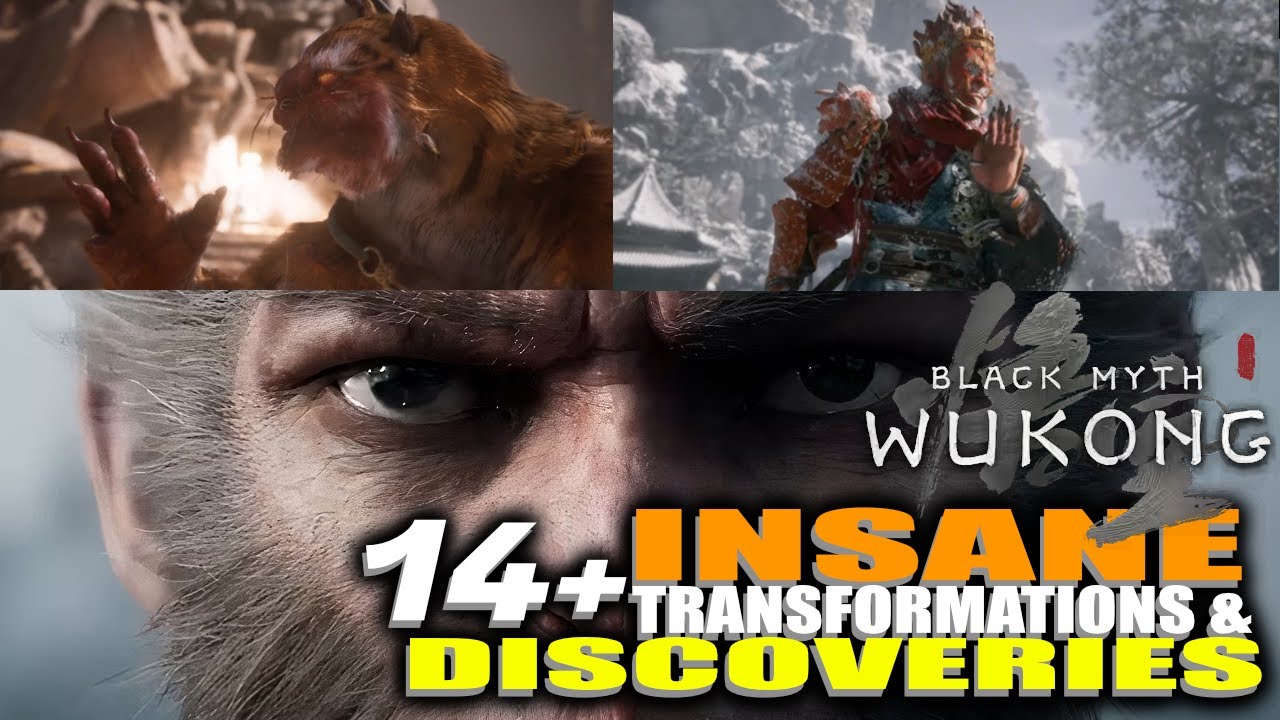 Black Myth Wukong - 14 Insane Transformations Final Trailer Breakdown ...