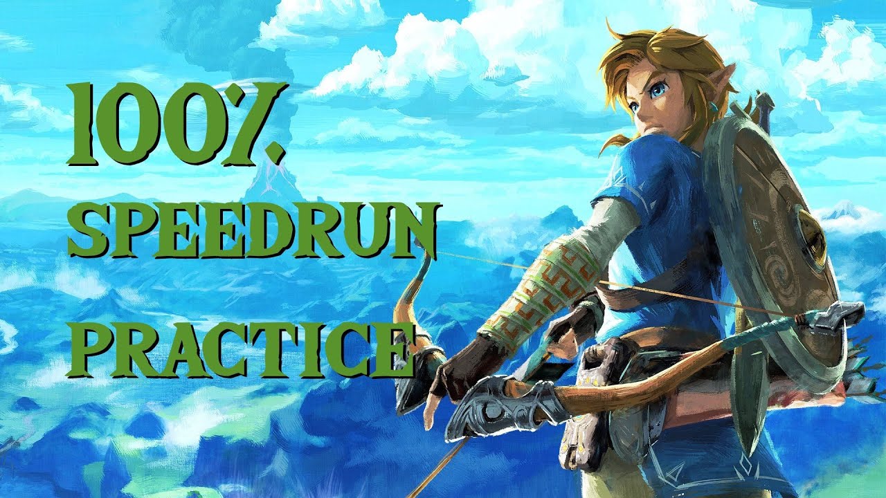 Breath of the Wild 100% Speedrun Practice - YouTube