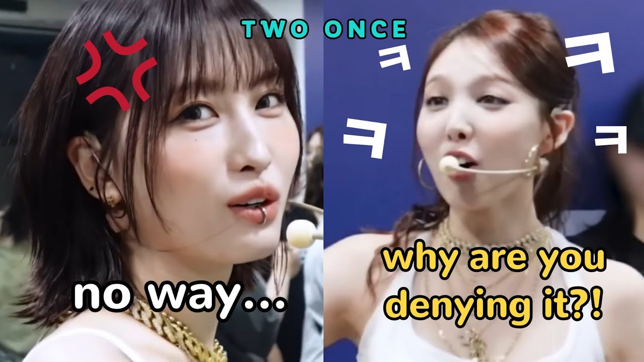 twice *teasing* momo about looking like older sis hana (ft. ojo gang) 😂 ...