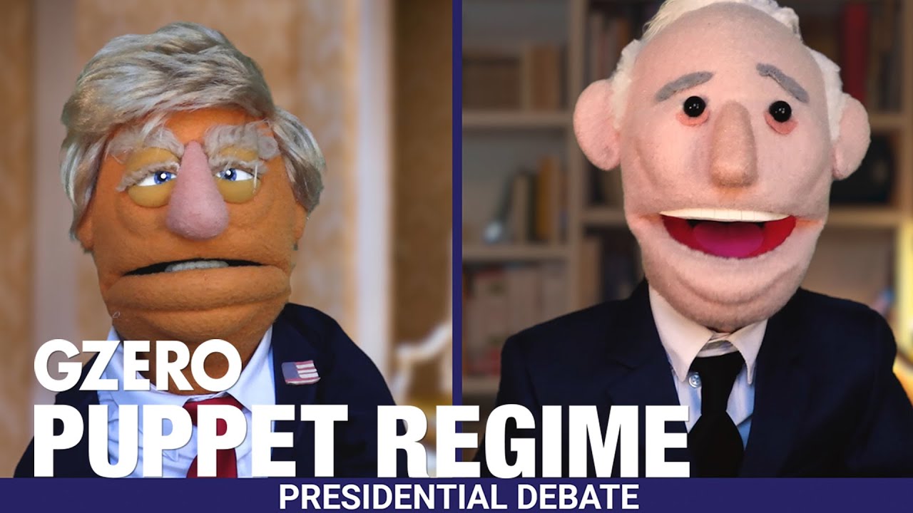 The Pandemic Presidential Debate We Deserve | PUPPET REGIME | GZERO ...