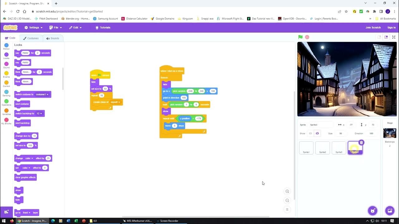 Winter Scene in Scratch 3 - YouTube