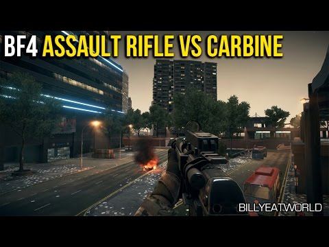 Battlefield 4 (PC) - Assault Rifle vs Carbine for Assault Players (BF4 ...