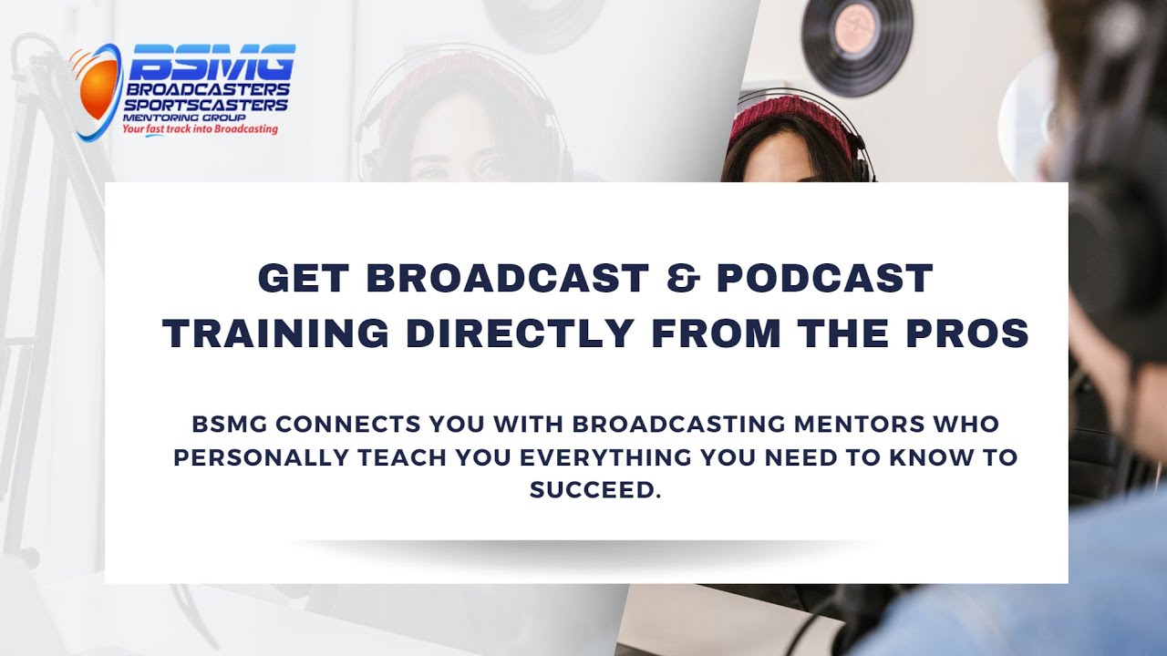 Get Broadcast & Podcast Training Directly From The Pros - YouTube