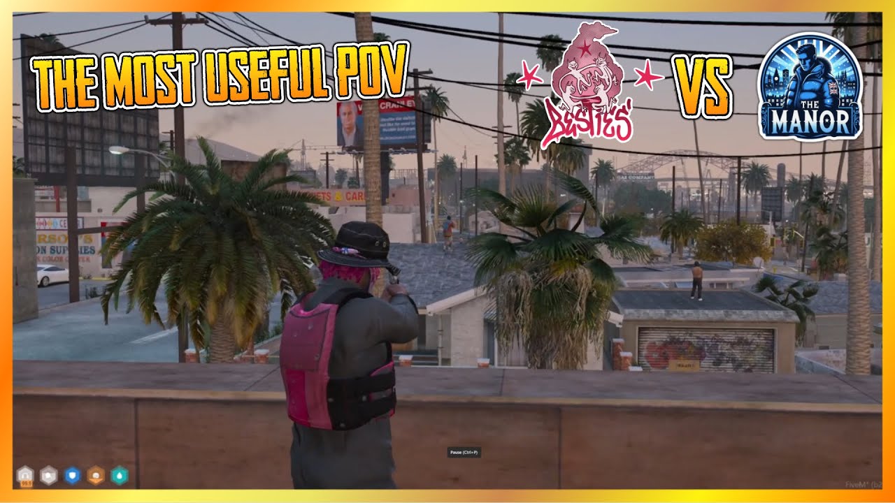 Simples (OG Vidal) Shows His POV Of Besties vs Manor Fight | NoPixel 4. ...