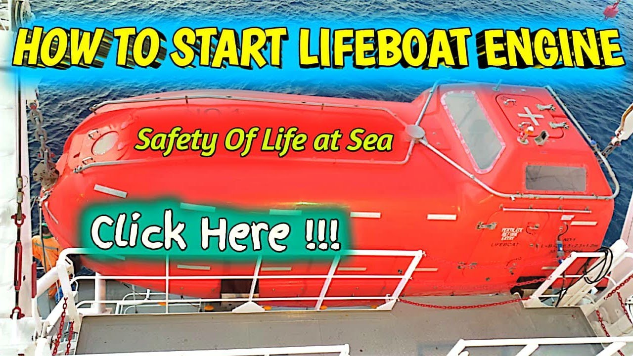HOW TO START LIFEBOAT ENGINE - YouTube