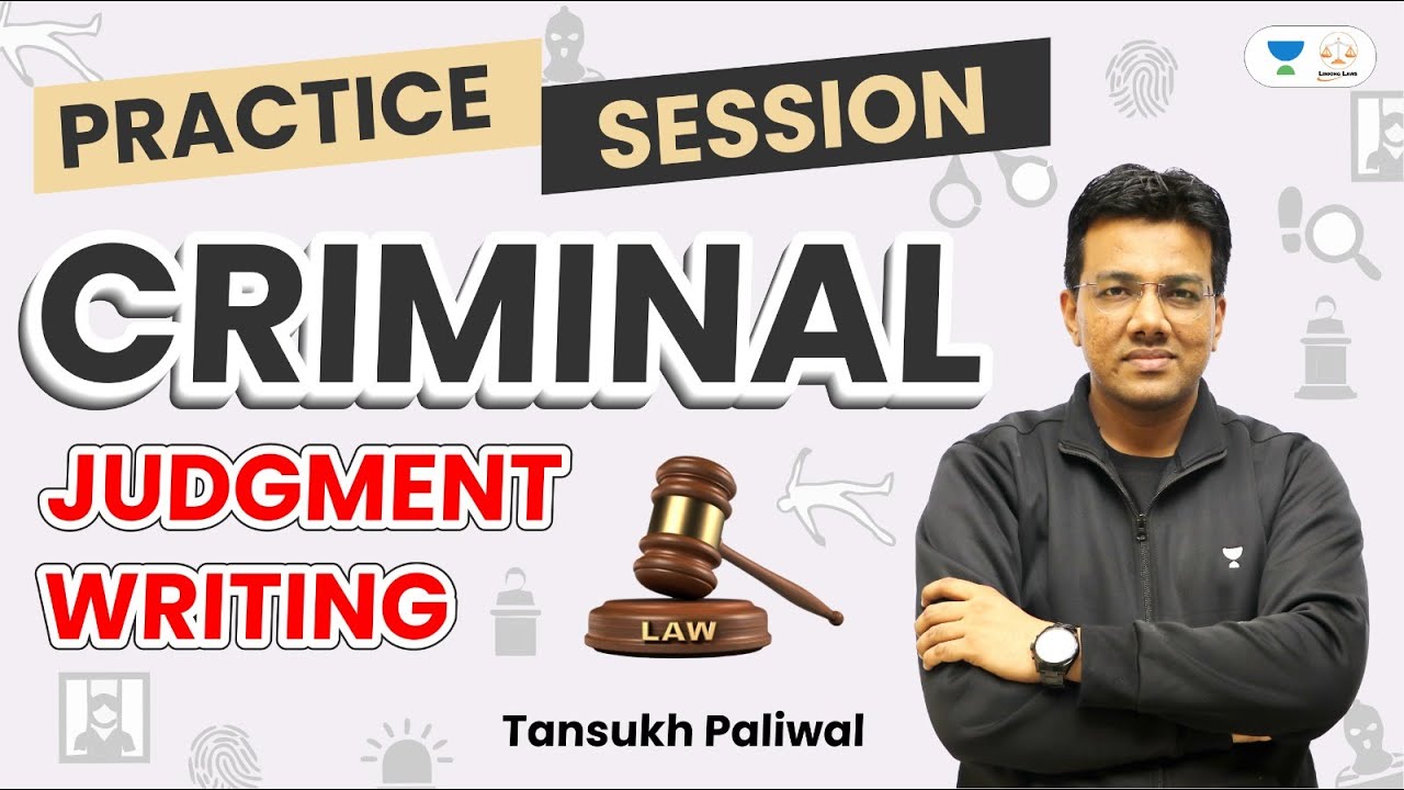 Criminal Judgment Writing | Practice Session | Judiciary Exams ...
