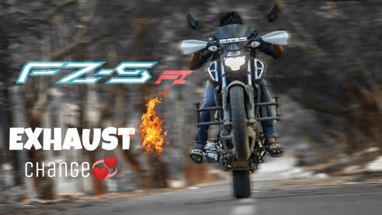 Yamaha FZ-S v3 Modified || EXHAUST MODIFICATION || SOUND's CRAZY🙉 - YouTube