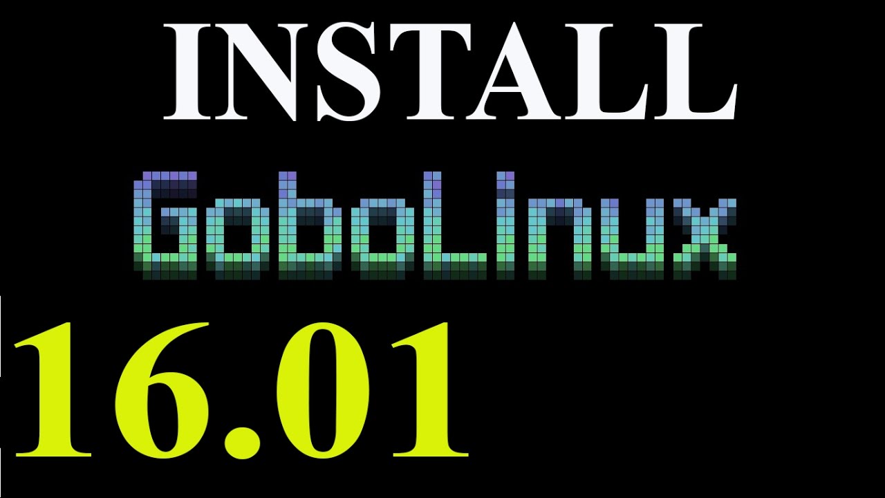 Install GoboLinux 16.01 | New Released on VMware 12 - YouTube