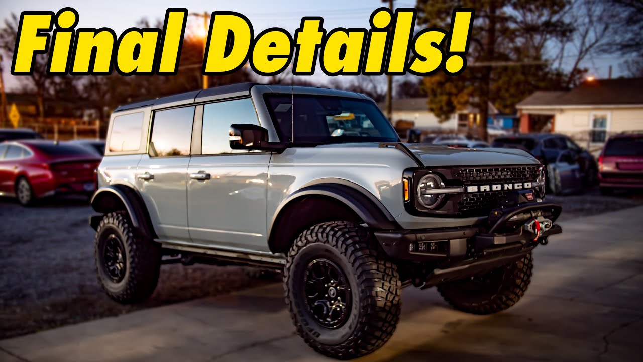 The Bronco Rebuild is Done! Installing the final mods. - YouTube