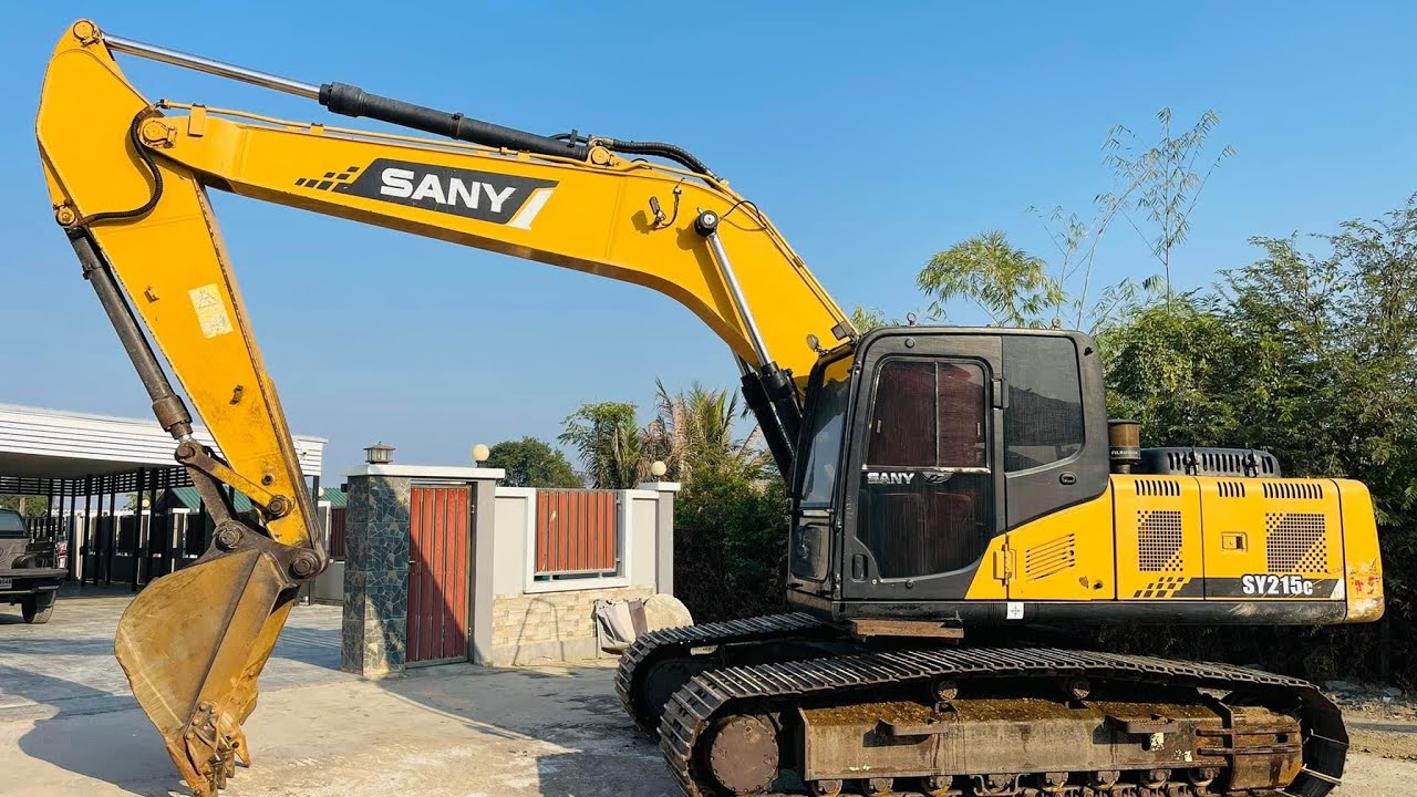 ขายสันนี้SY215C ปี61 สีเดิมรอบคัน มือเดียวป้ายแดงช่วงล่างสวยใหม่ ...