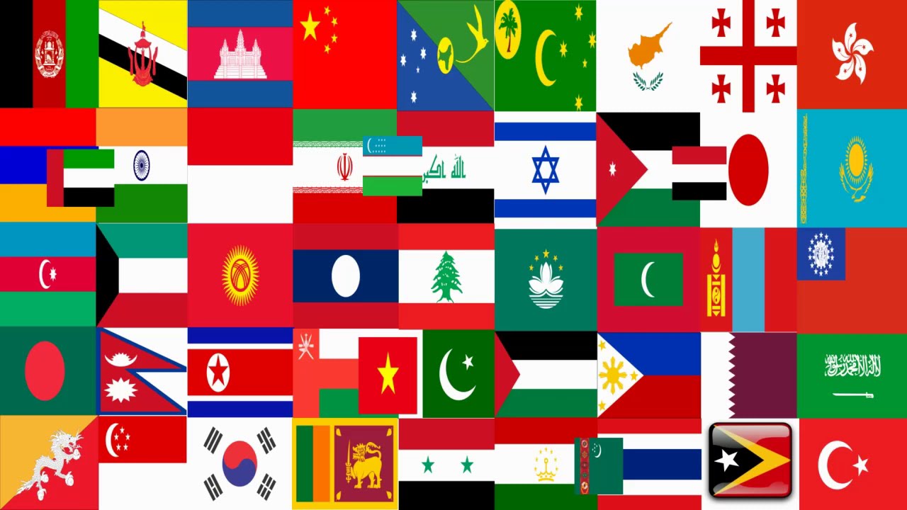 Flags of Asian Countries I Asian Flags I All Asian Countries With Flags ...
