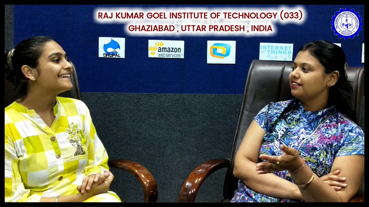 Raj Kumar Goel Institute of Technology | RKGIT | Interview of Shivangi ...