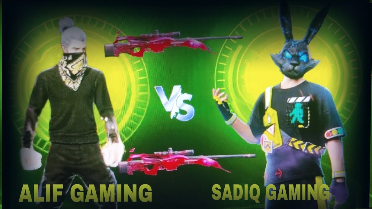 ALIF GAMING VS SADIQ GAMING CASTOM AWM - YouTube