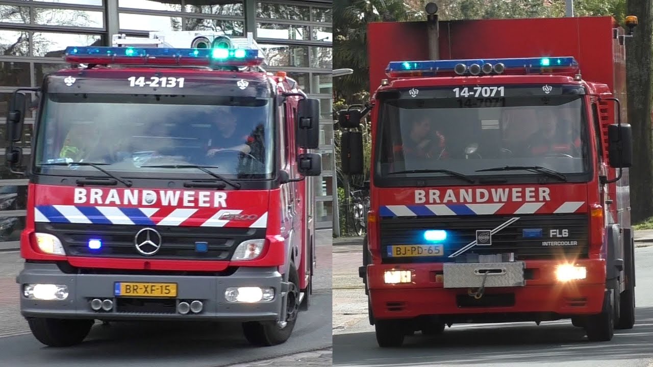 Brandweer Hilversum en Politie vertrekken met spoed naar een ongeval in ...