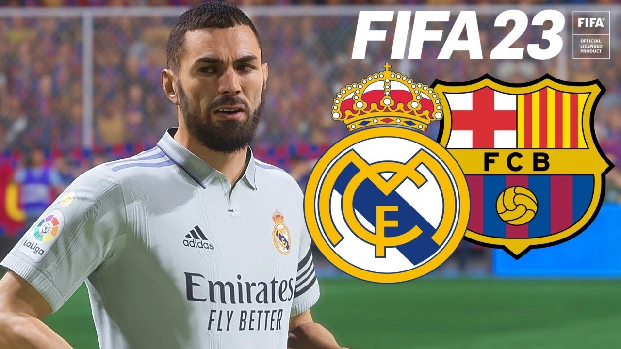 FIFA 23 Real Madrid vs FC Barcelona Realistic Gameplay & Graphics MOD ...
