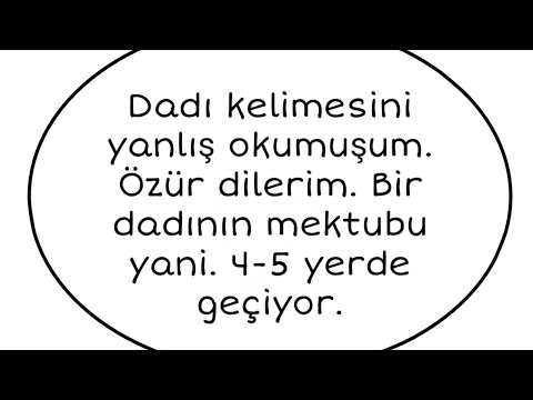 Orta Seviye Arşiv Okumaları 77. ders (Bir dadının mektubu)