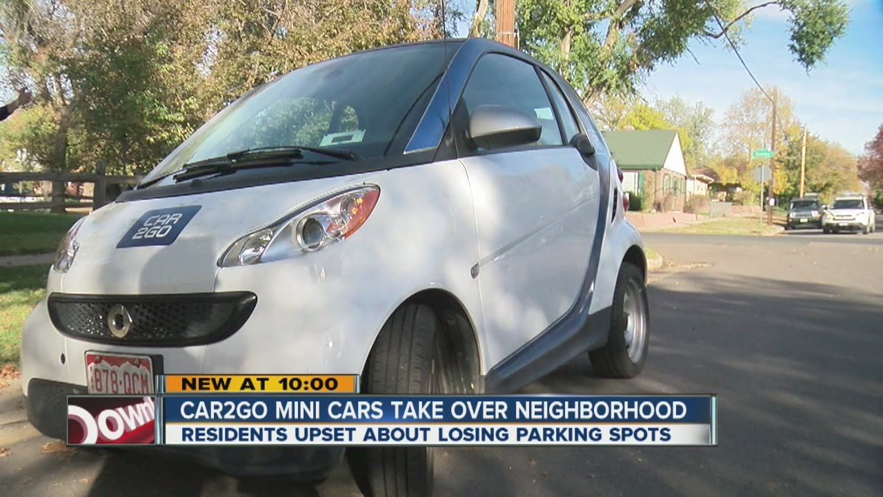 Car2Go cars take over Denver neighborhood - YouTube