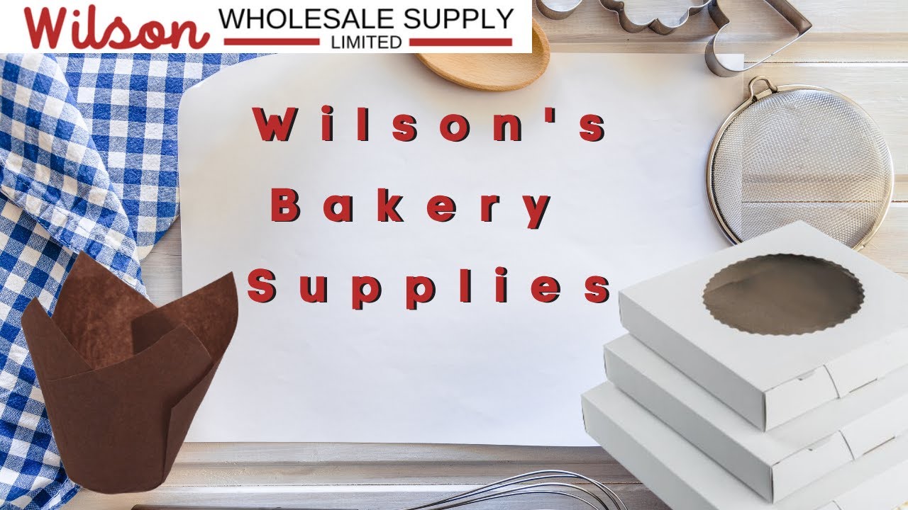 Wilson Wholesale Supply: Your One Stop Bakery Supply Shop! - YouTube