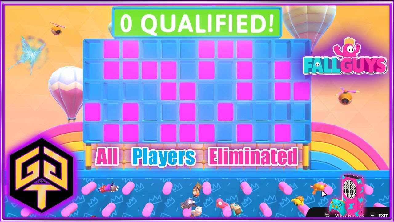 Fall Guys Zero Qualified All 29 Players Eliminated & Rare Pegwin ...