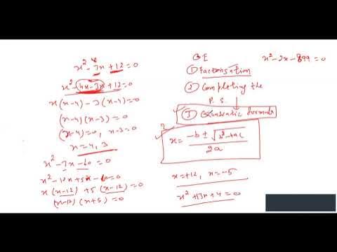 Equation for ca foundation part 3 - YouTube