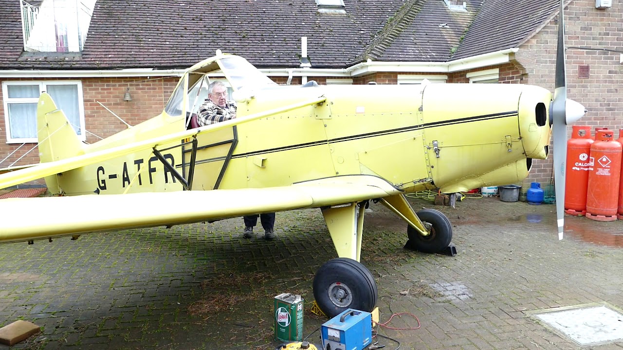 plane cold start attempt - YouTube