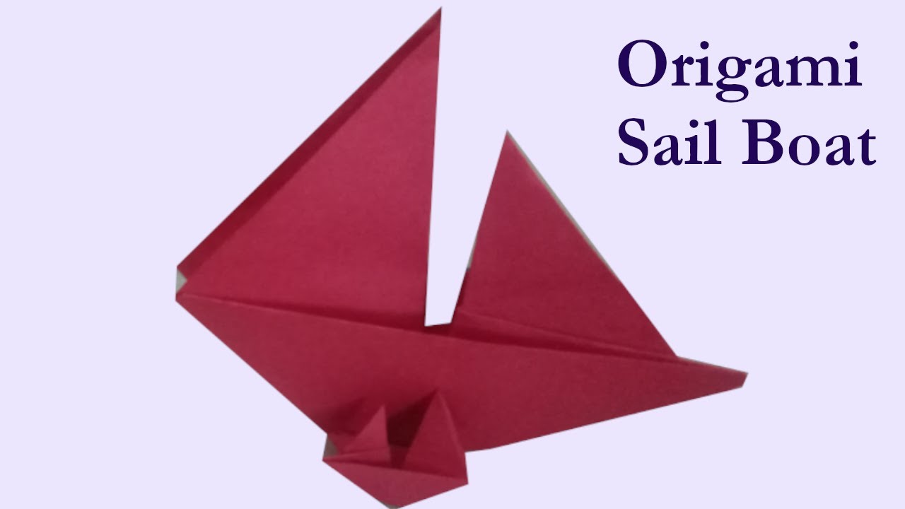Origami Sail Boat/ Easy steps/ Amusing Creative Fun - YouTube