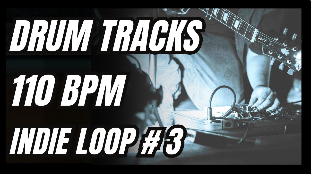Indie Rock Drum Loop | 110BPM | #drumtrack - YouTube