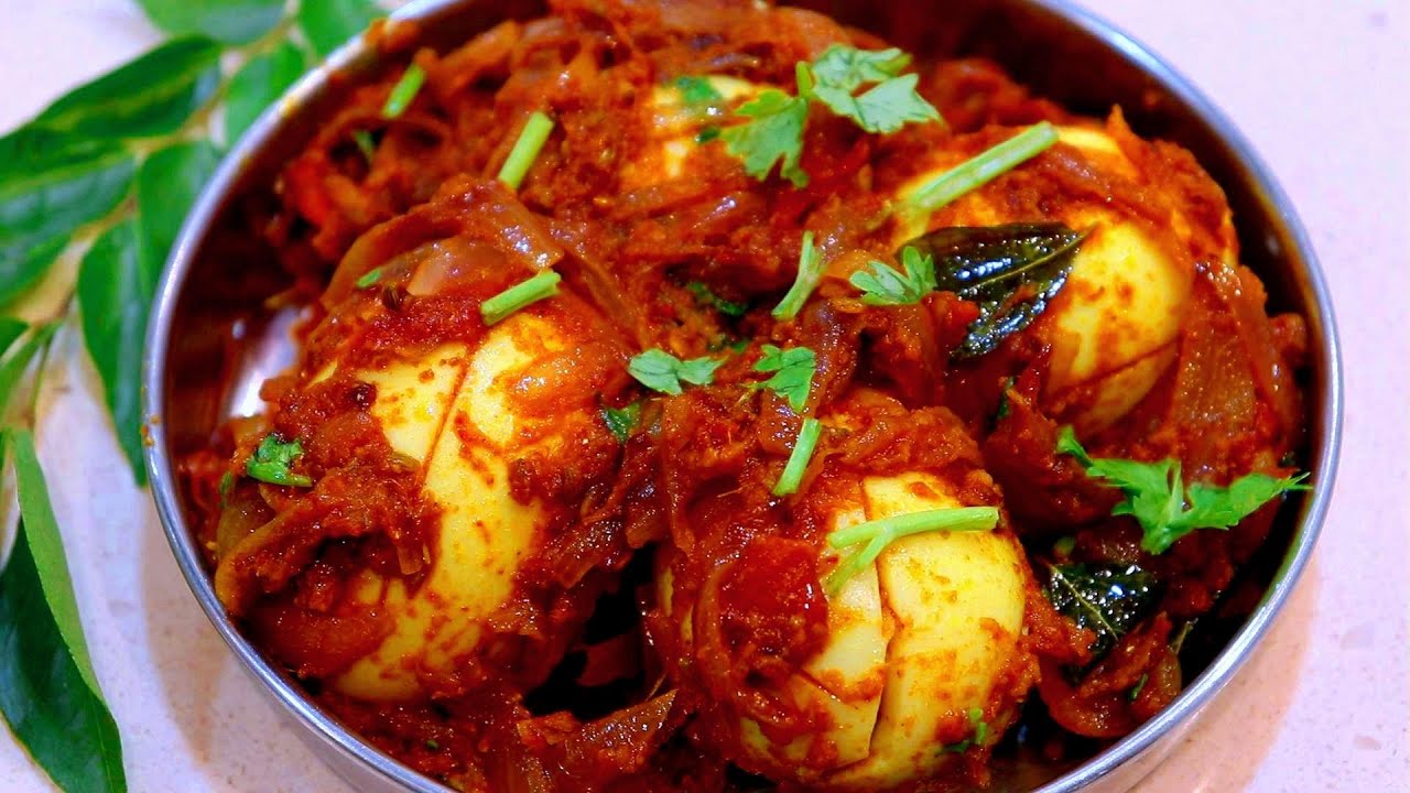 Egg Masala Recipe | Spicy Egg Roast Recipe | Egg Recipe - YouTube
