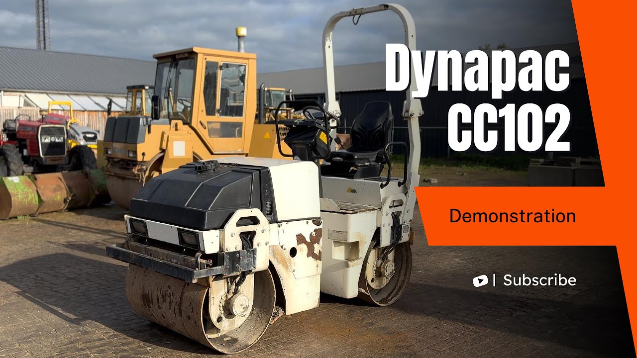 Dynapac CC102 demonstration 2010 - YouTube