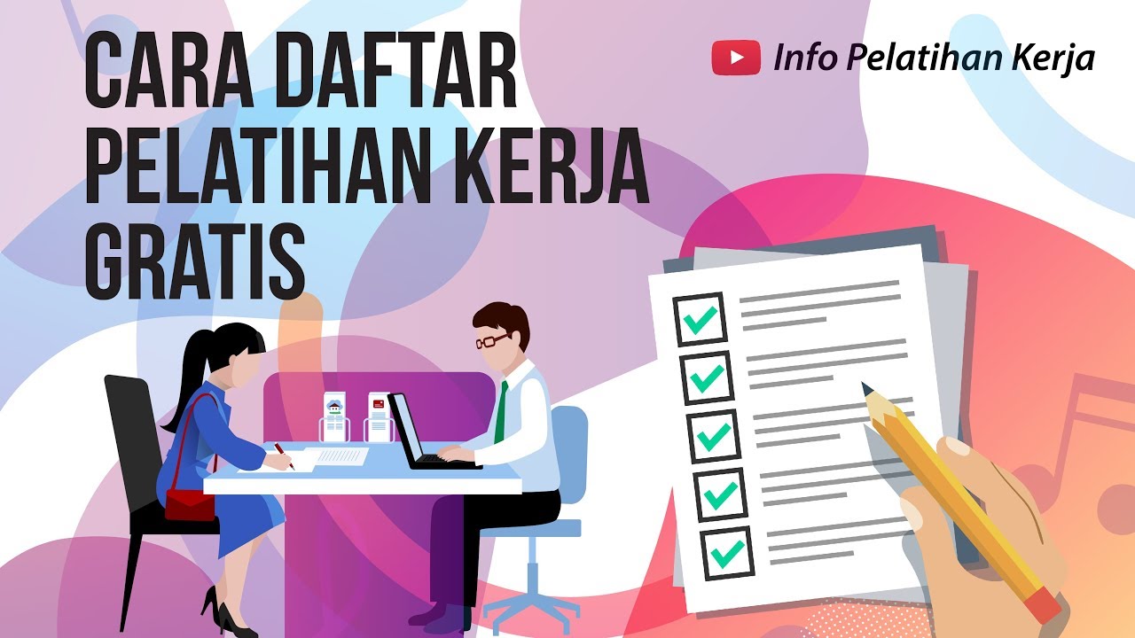 Cara Daftar Pelatihan Kerja Gratis - YouTube