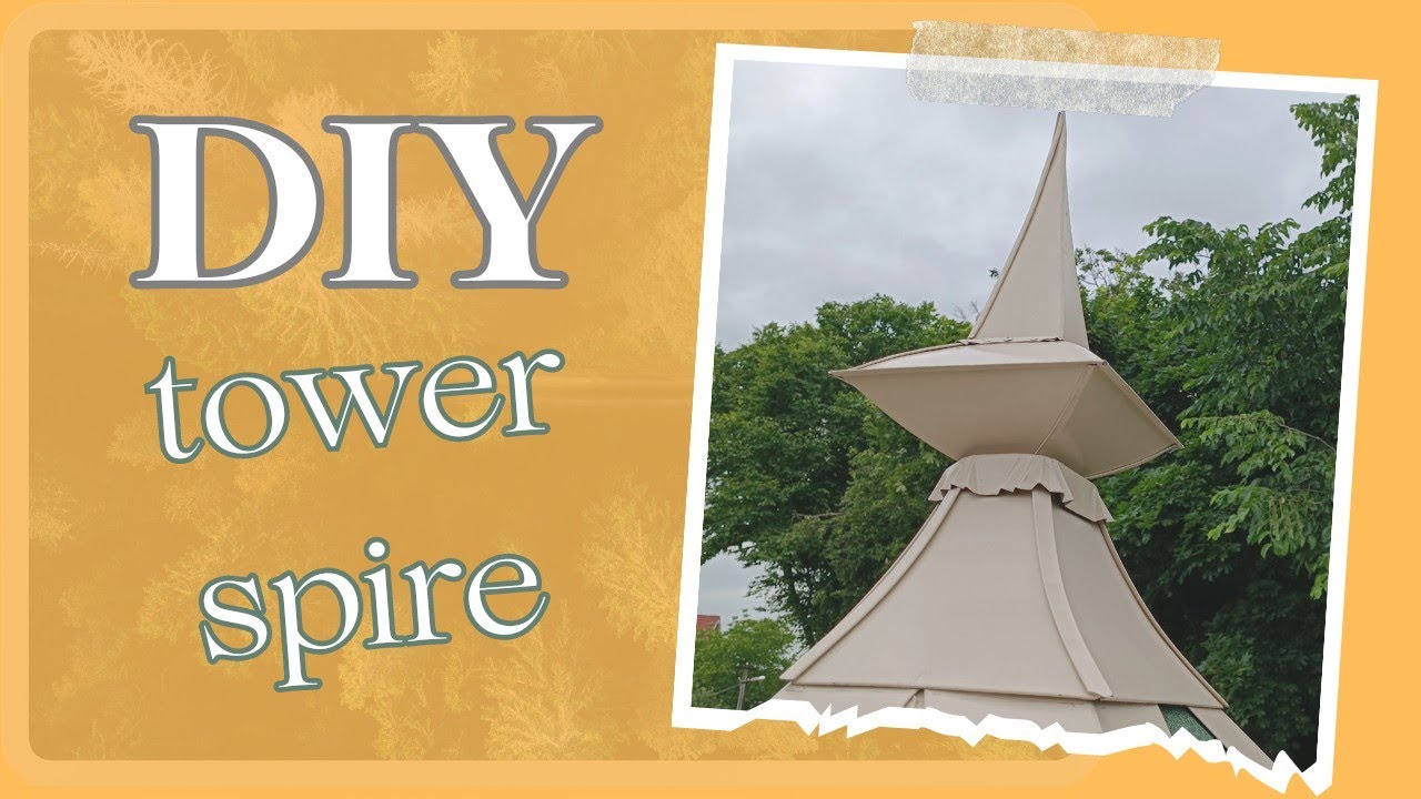 DIY tower spire / шпиль на башту власноруч - YouTube