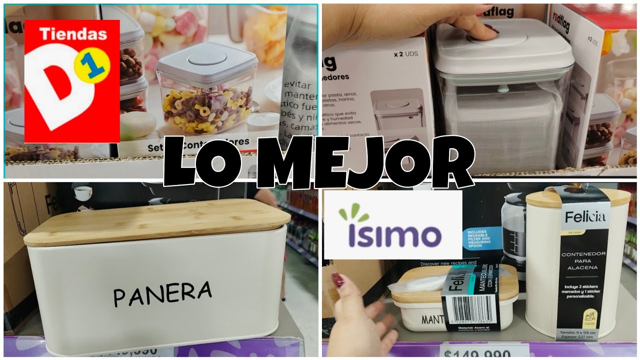 NUEVOS PRODUCTOS EN TIENDAS D1 Y TIENDAA ISIMO #tiendasd1 #isimo - YouTube