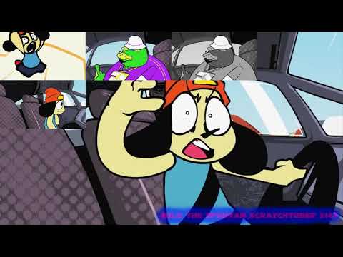 PaRappa The Rapper Vs The 90's Road Rage Has A Sparta Nameless JE Remix ...